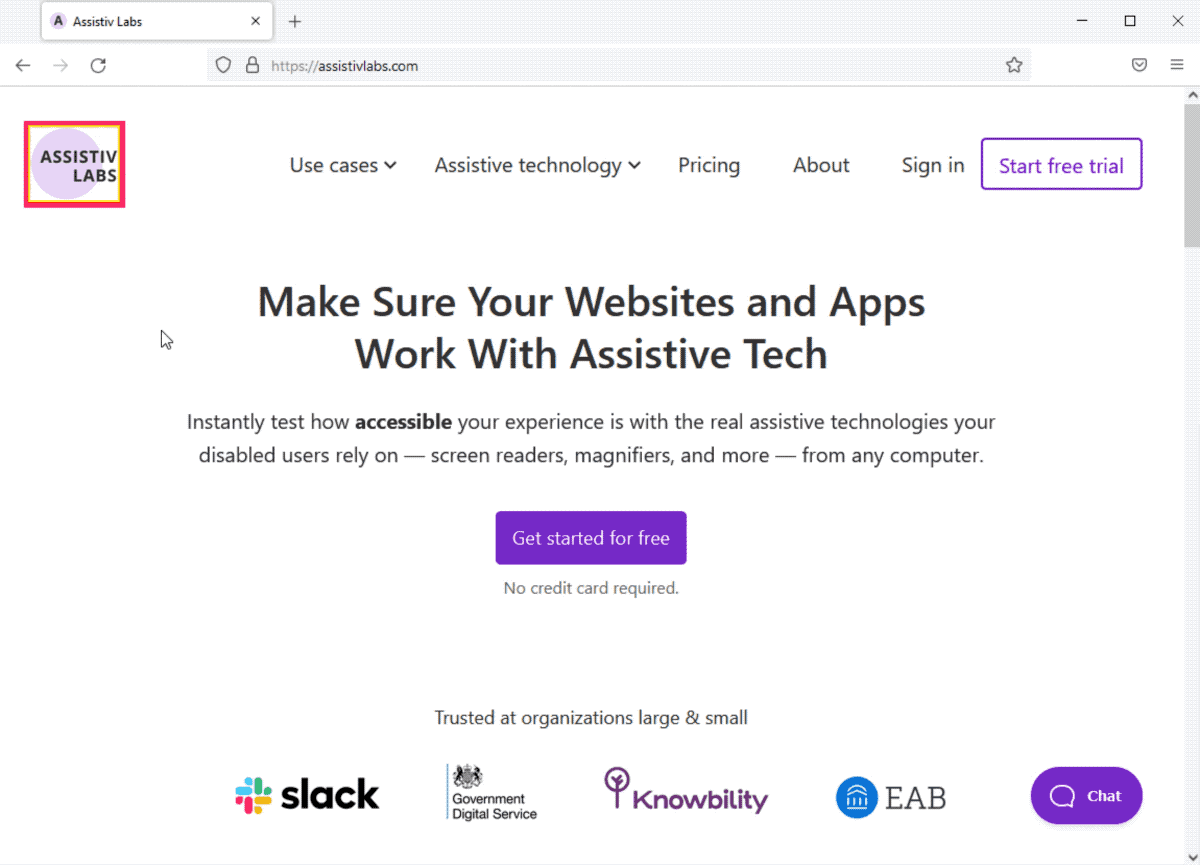 How to start testing your websites and apps in screen readers