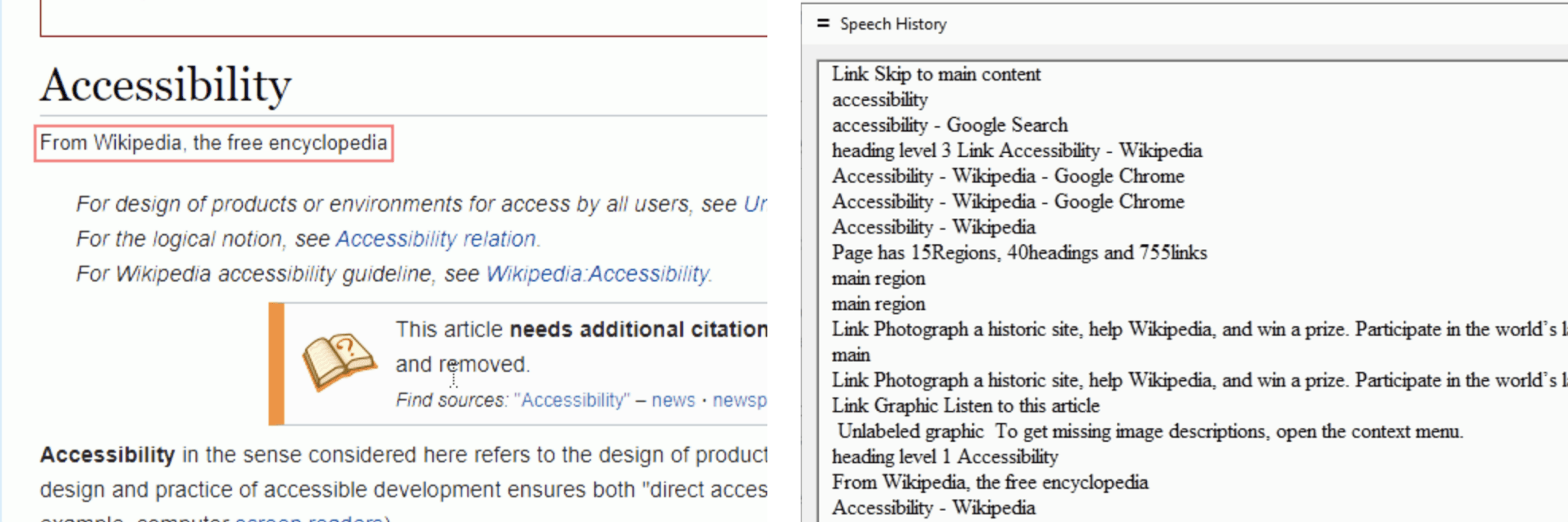 JAWS Screen Reader Overview